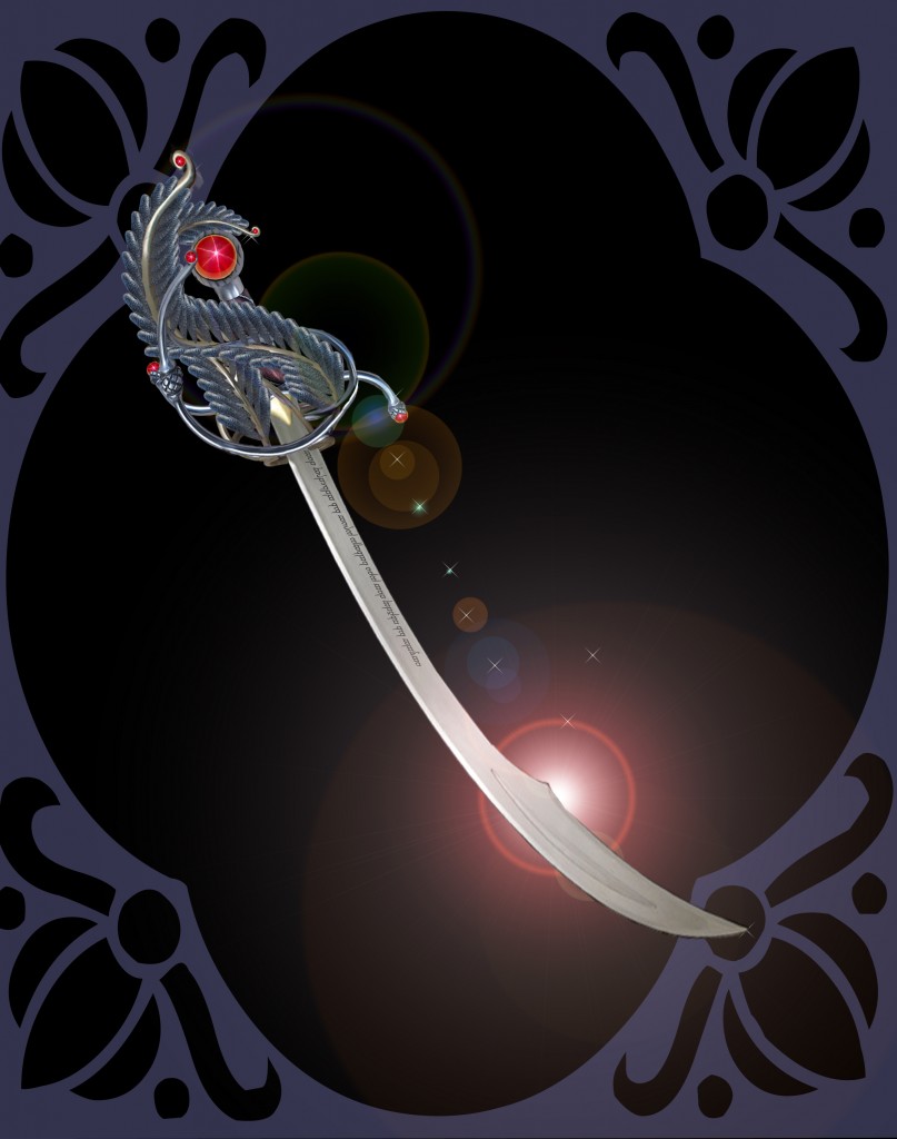 Wild Elf Scimitar - The Worlds of KD Nielson